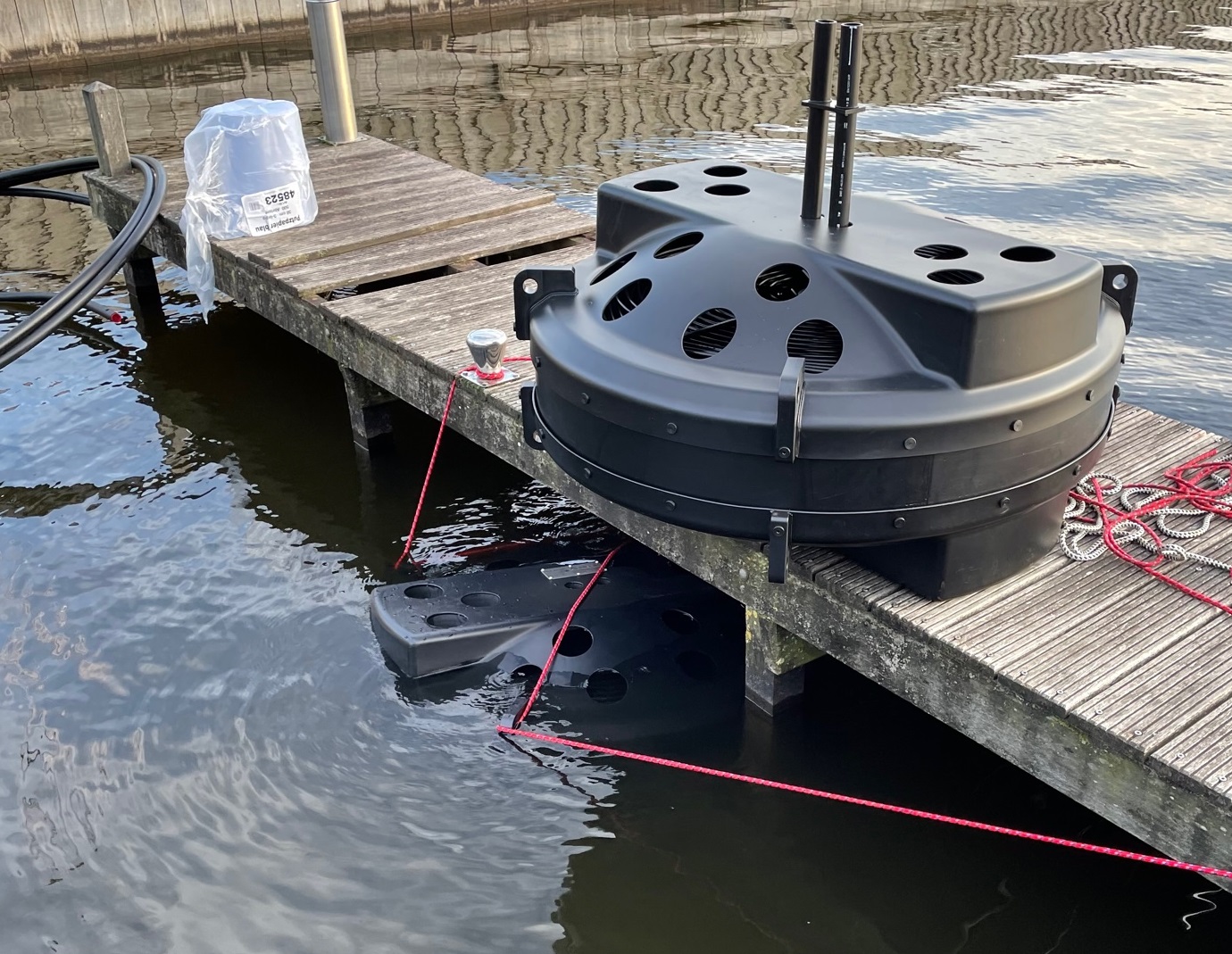 Aquathermie bij Loosdrecht: waterplas als warmtepompbron