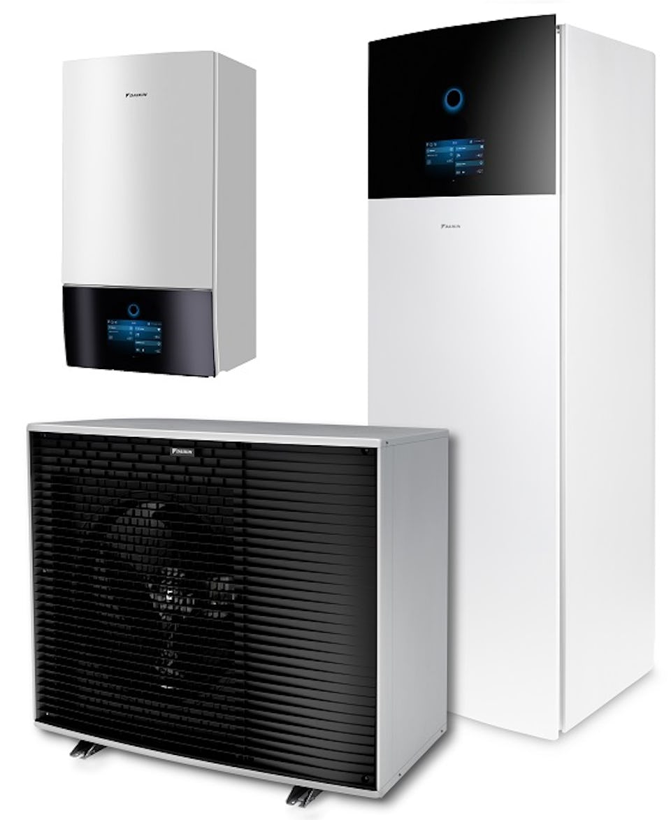 Nieuwe serie warmtepompen Daikin met koudemiddel propaan